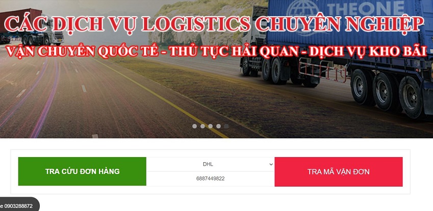 TRA CỨU VẬN ĐƠN DHL - HỖ TRỢ THỦ TỤC LẤY HÀNG